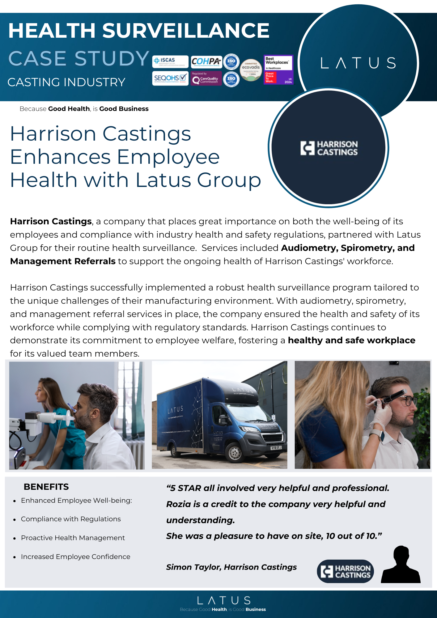 Health Surveillance Case Studies - LATUS Group